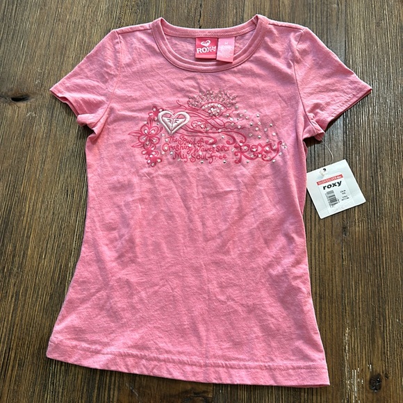 Roxy | Shirts & Tops | Roxy Girl T Shirt New With Tags Size M | Poshmark